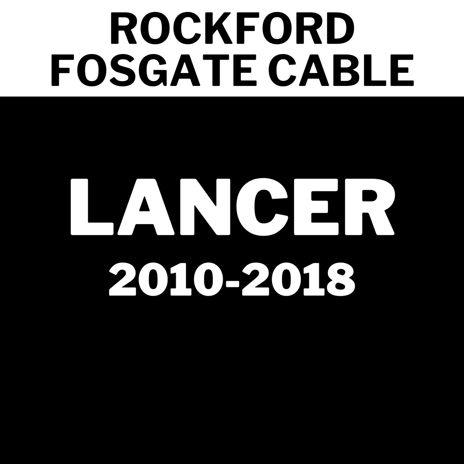 Mitsubishi Lancer (2010-2018) Rockford Fosgate Compatible Harness – CJ ...