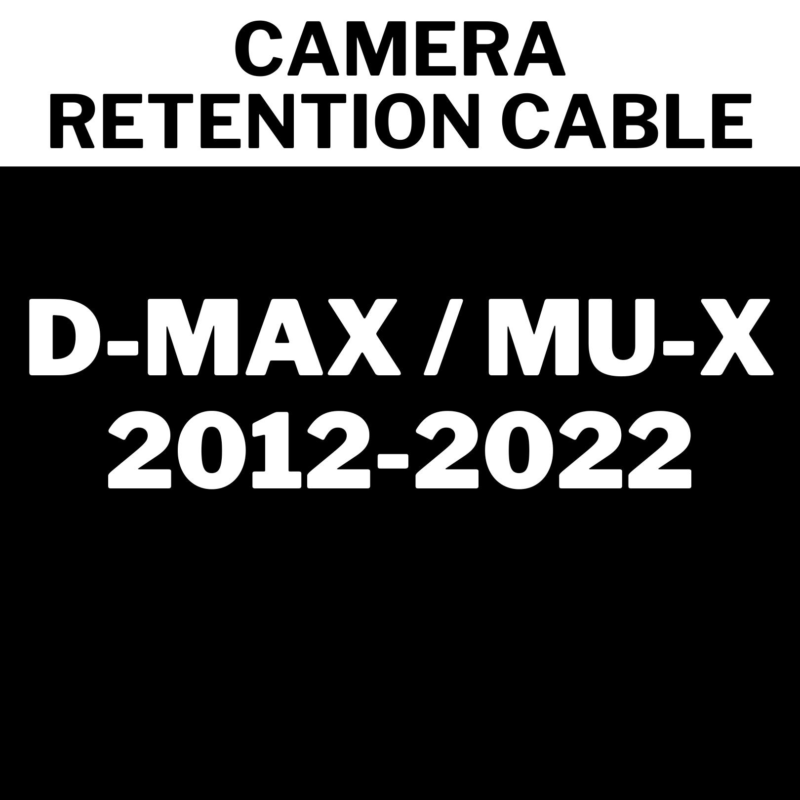 Isuzu D-Max / MU-X Factory Reverse Camera Retention Cable (2012+) – CJ ...