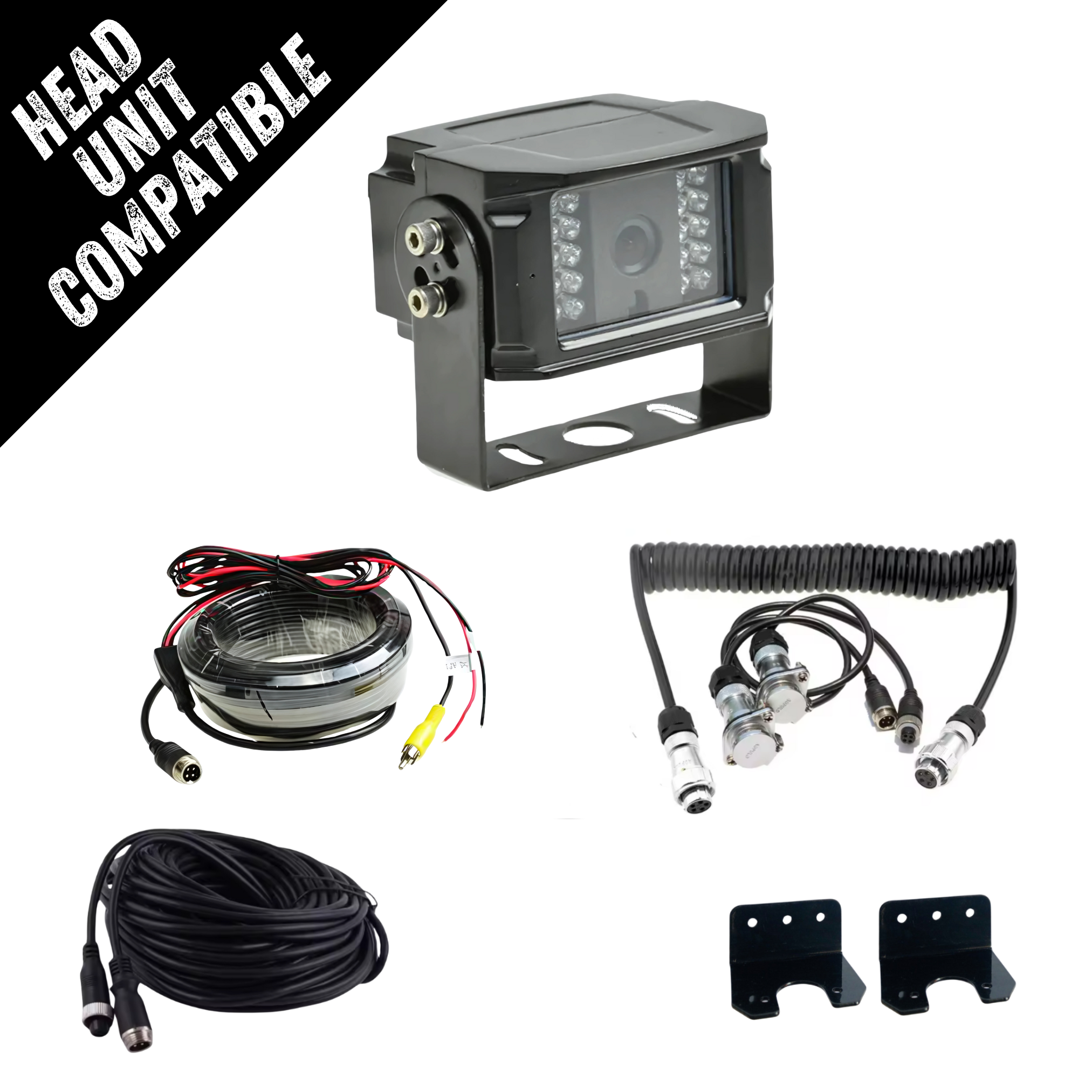 Head Unit Compatible Caravan / Trailer Reverse Camera Kit (Standard ...