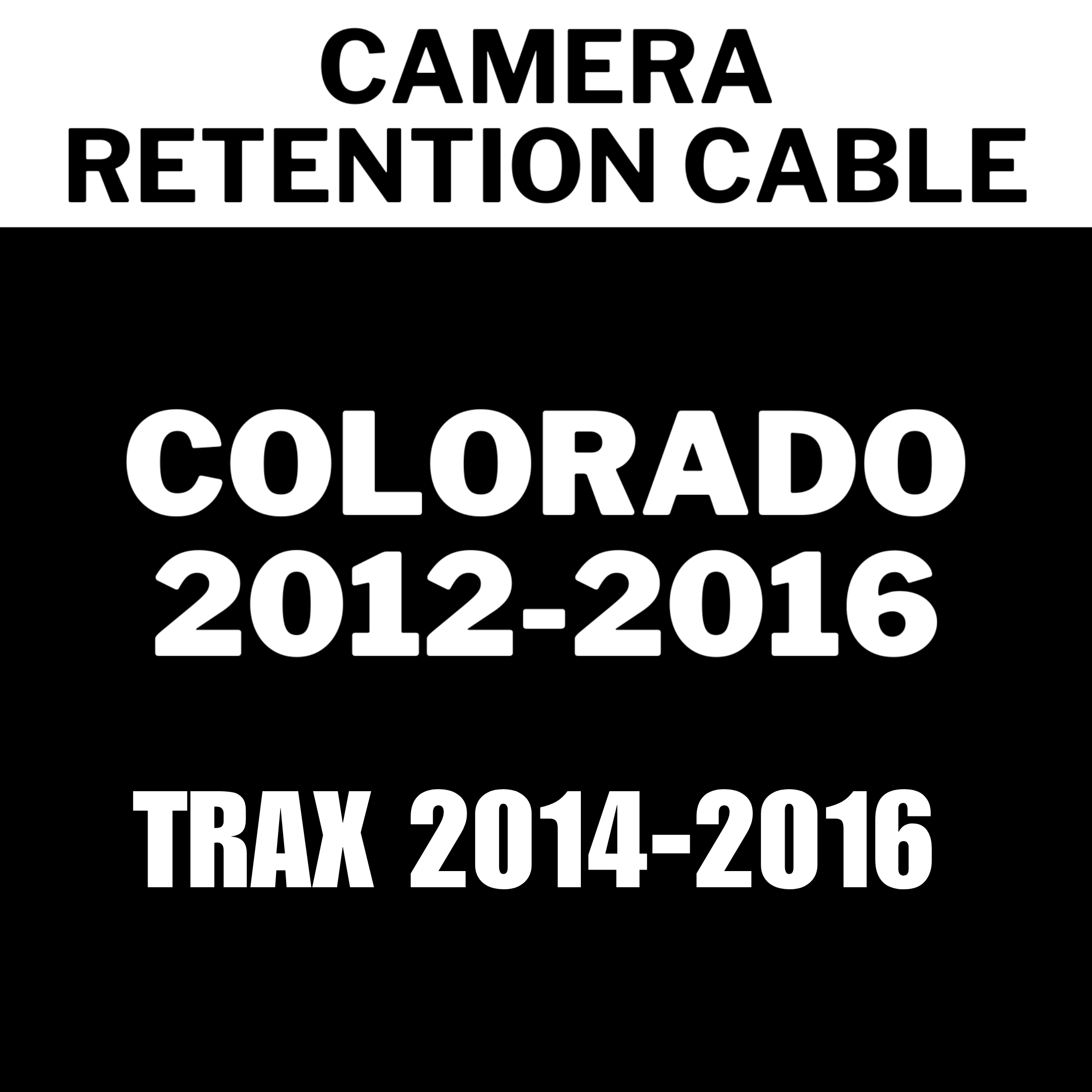 Holden Colorado / Trax Camera Retention Harness (2012-2016) – CJ INDUSTRIES