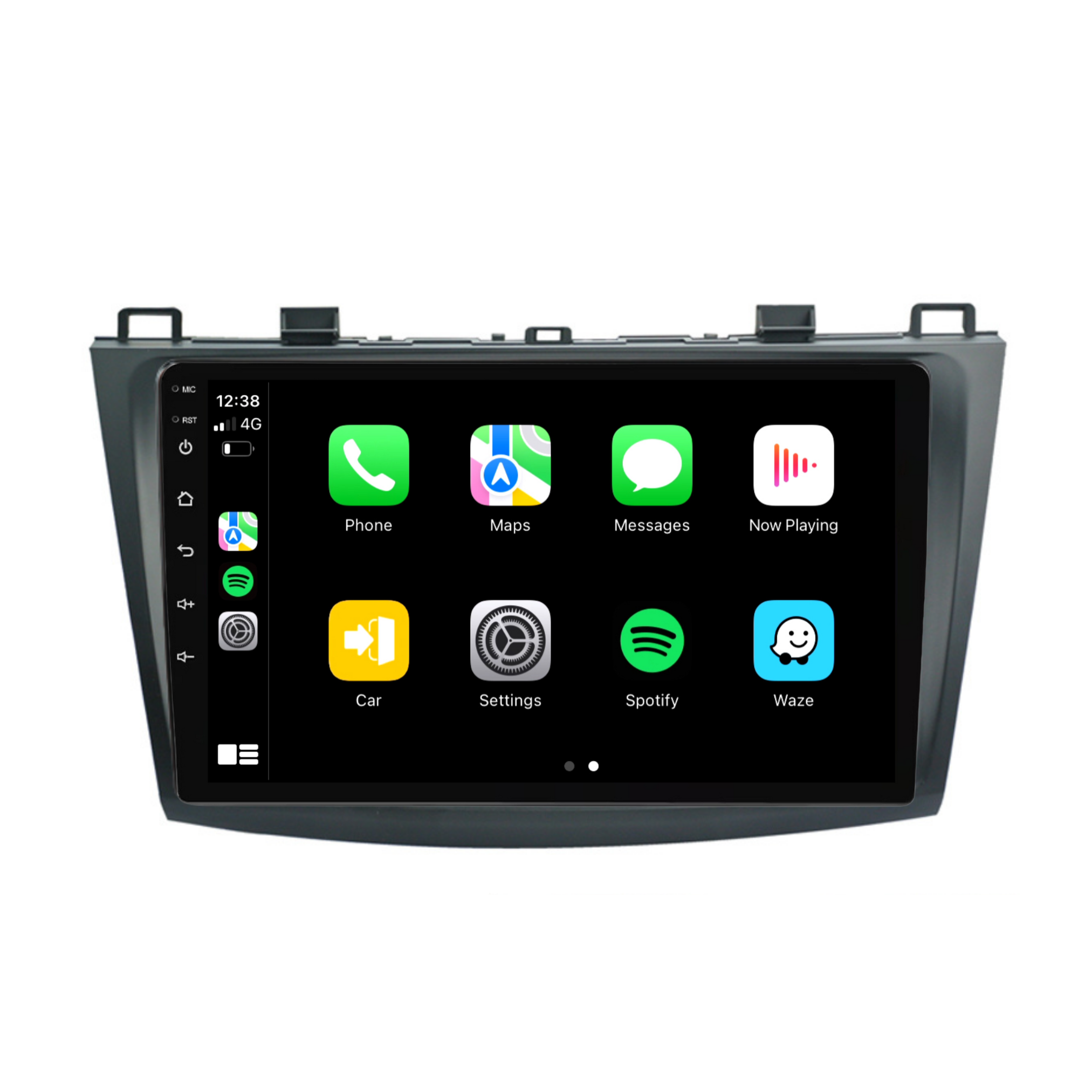 Mazda3 Advanced (2009-2013) Plug & Play Head Unit Upgrade Kit: Car Rad ...