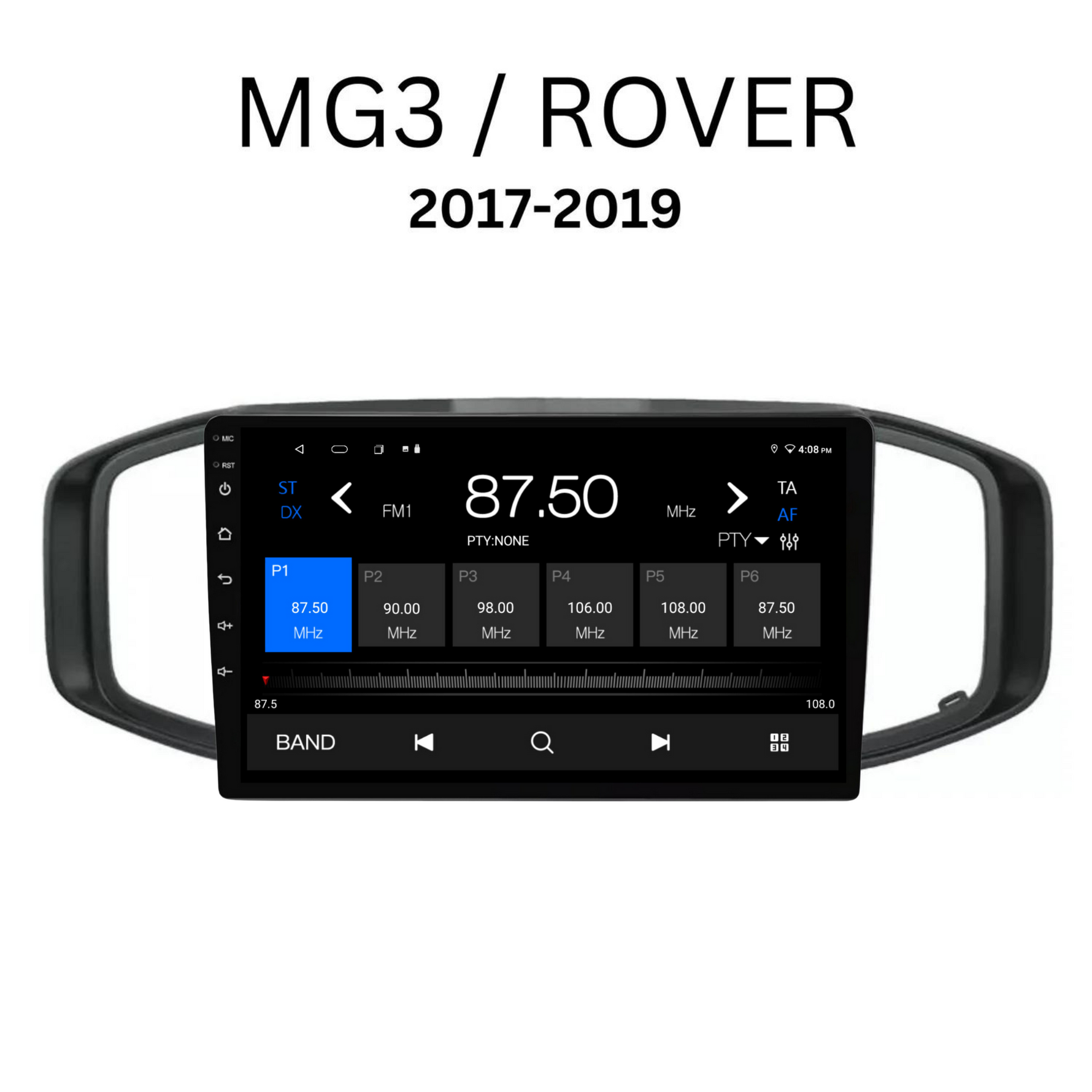 MG MG3/ROVER (2017-2020) Plug & Play Head Unit Upgrade Kit: Car Radio ...