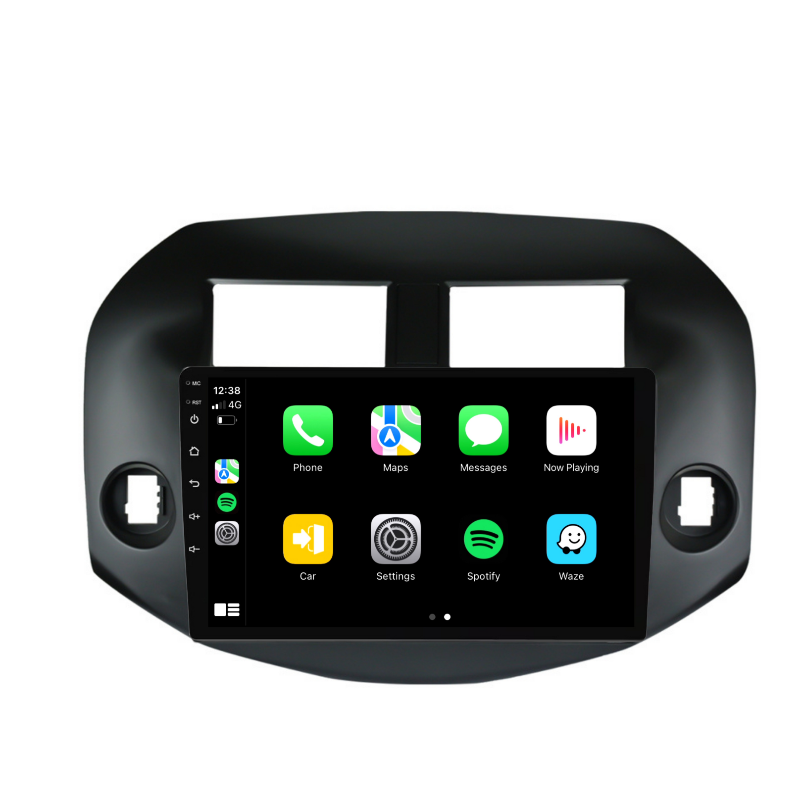 Toyota RAV4 (2007-2011) Plug & Play Head Unit Upgrade Kit: Car Radio w ...