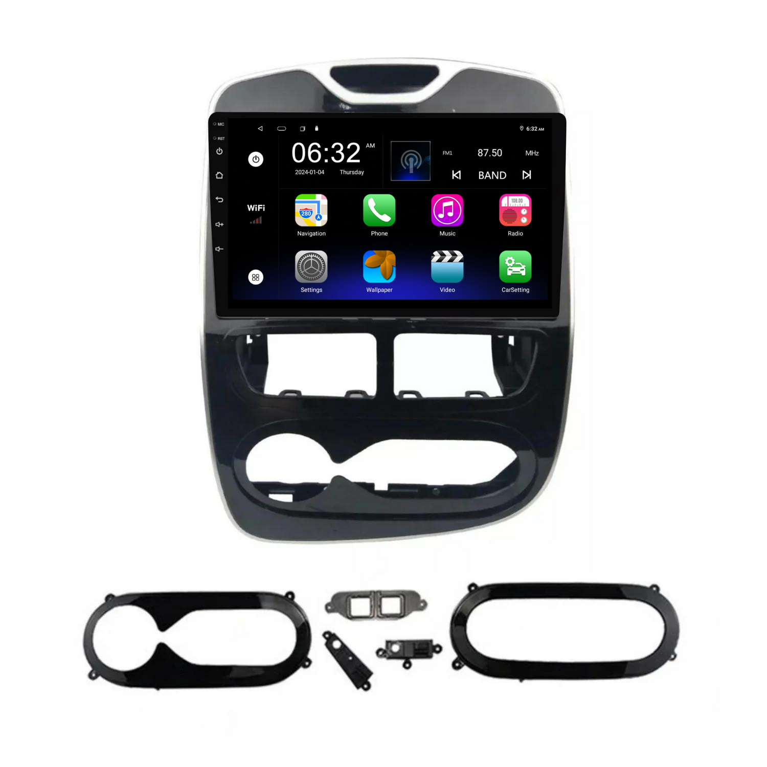 Renault Clio (2012-2016) Plug & Play Head Unit Upgrade Kit: Car Radio ...