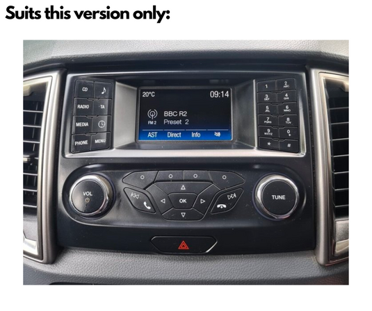 Ford Ranger PX2 / Everest (2015-2019) Plug & Play Head Unit Upgrade Ki ...
